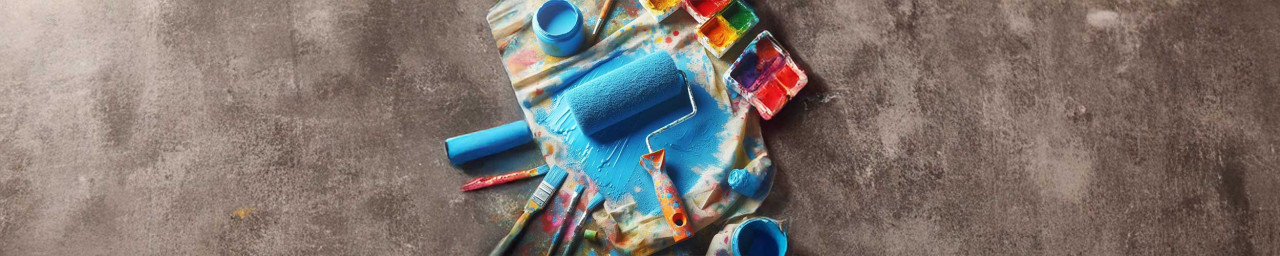 Hilfsmittel und Zubehör für Markierung - Verdünnung - Pinsel - Rollen ...